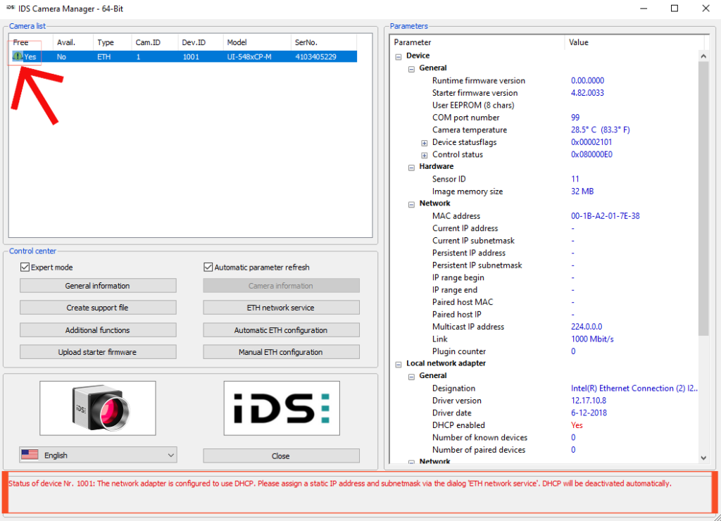 Camera setup – VIOSO Helpdesk