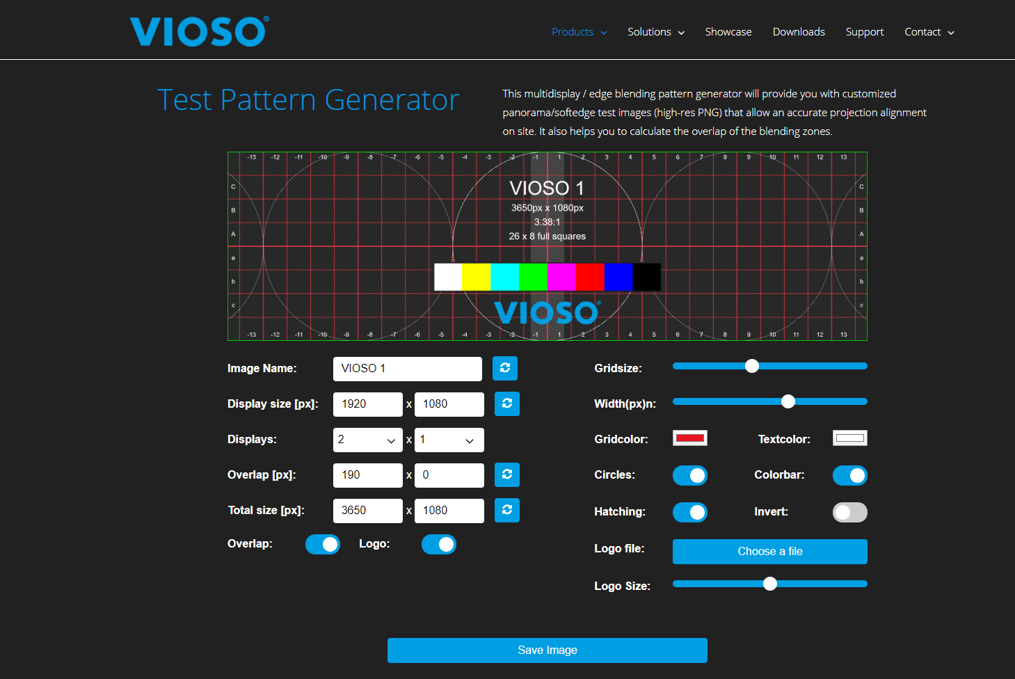 VIOSO TestPattern generator – Legacy Helpdesk