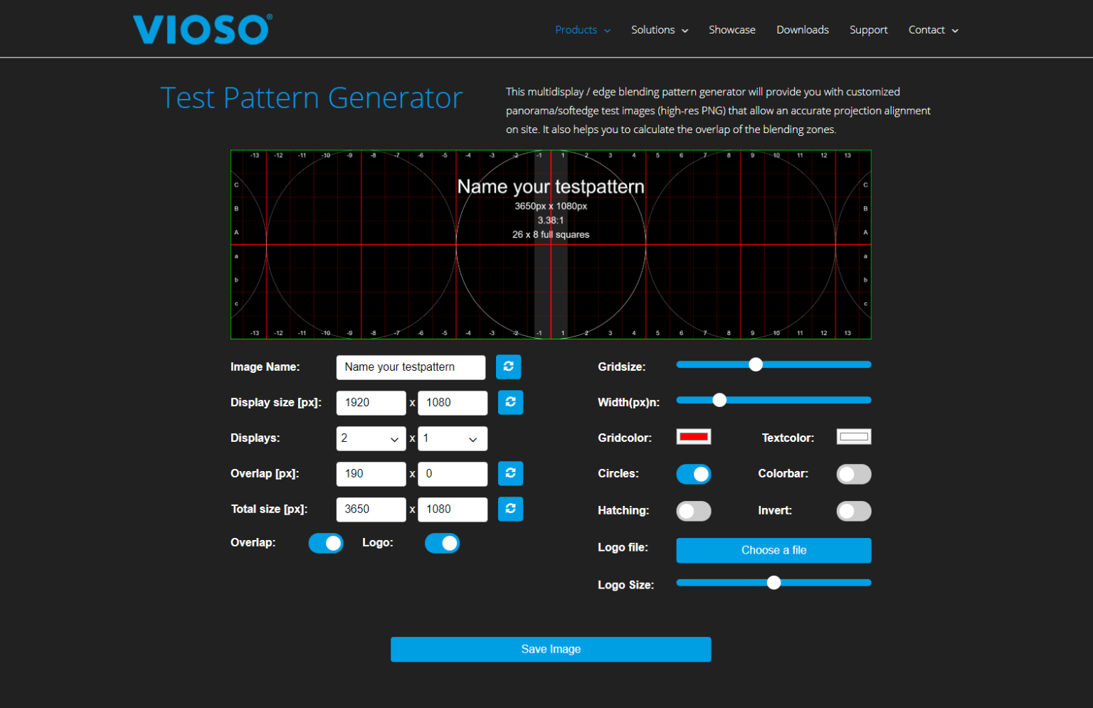 VIOSO TestPattern generator – Legacy Helpdesk