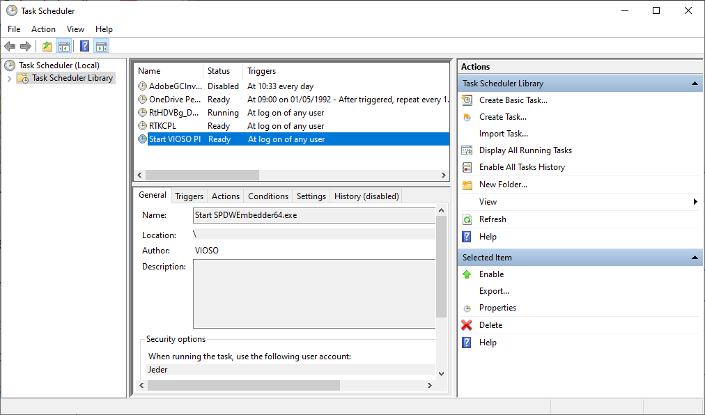 Using Windows Task Scheduler To Launch Applications Delayed At Startup Legacy Helpdesk