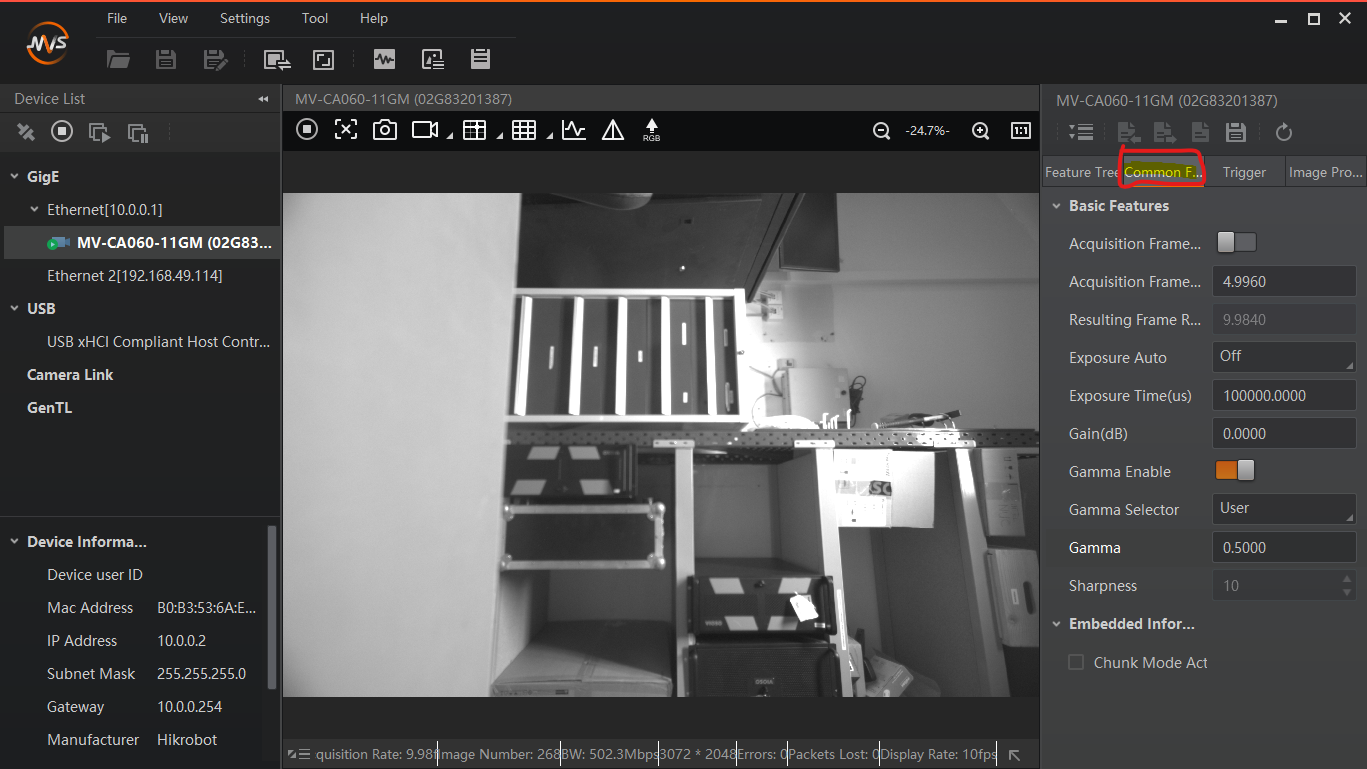 Camera setup – Legacy Helpdesk