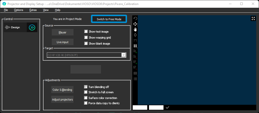 Free Mode Configuration – VIOSO Helpdesk